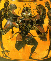 3, {Gorgo}{Medusa}, Gorgo (Medusa), A monster whose look could turn men ...